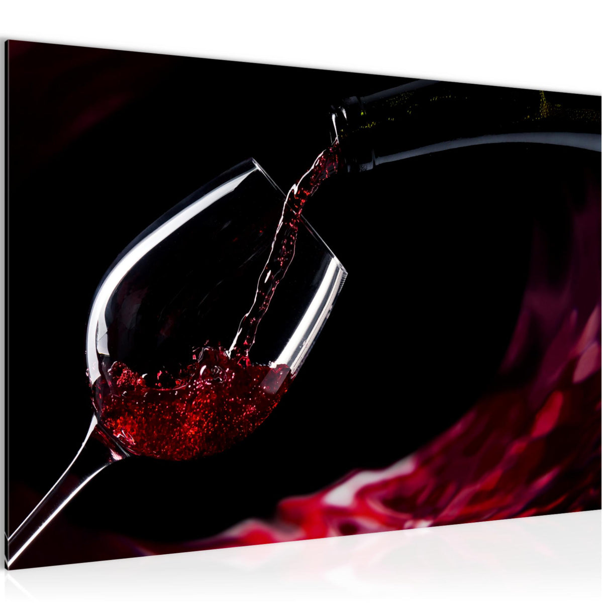 Wandbilder Wohnzimmer Wein Küche Schlafzimmer Bild Modern Deko Glas Es – Runa Art